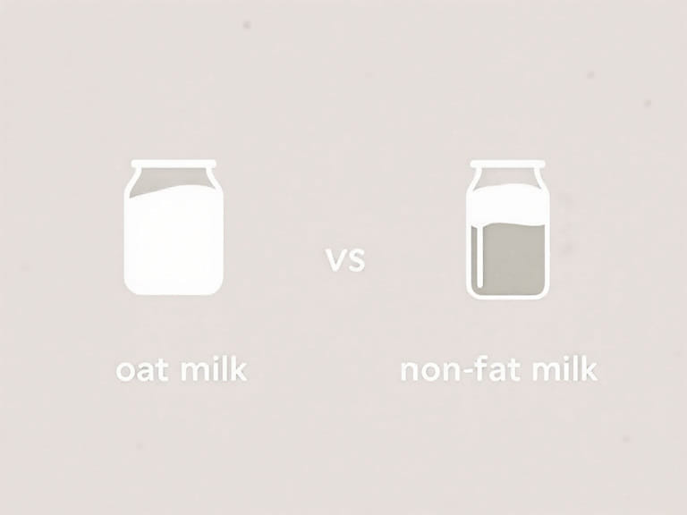 Oat Milk vs Nonfat Milk
