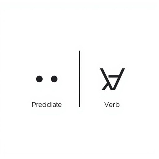 Difference Between Predicate And Verb
