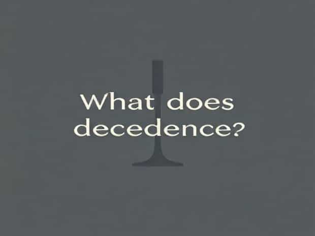 What Does Decadence Mean