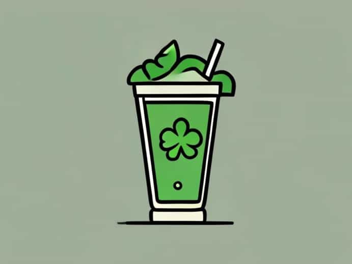 Large Shamrock Shake Calories